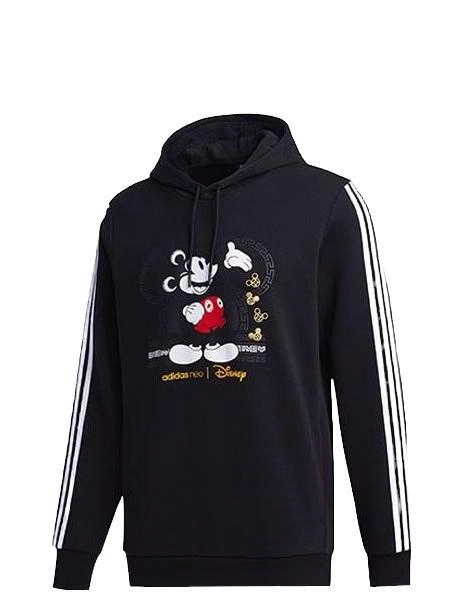 Adidas Neo X Disney Mickey Mouse Crossover Hoodie - Black