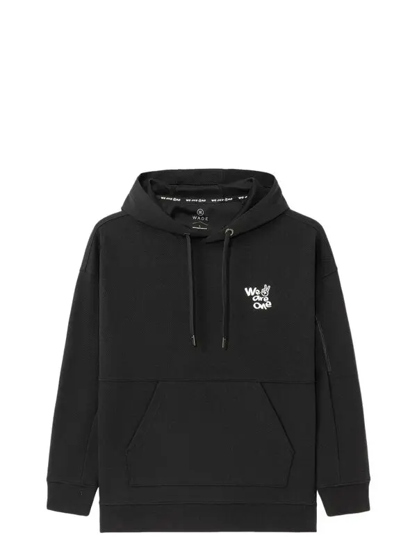 LI-NING Way Of Wade "we Are One" Graphic Hoodie - Black/white