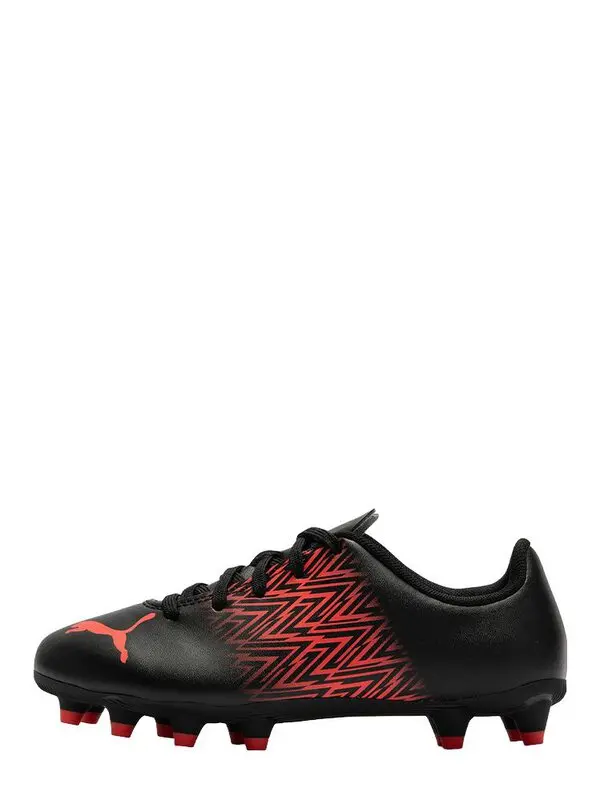 PUMA Tacto Fg/ag Soccer Cleats Jr - Black/sunblaze