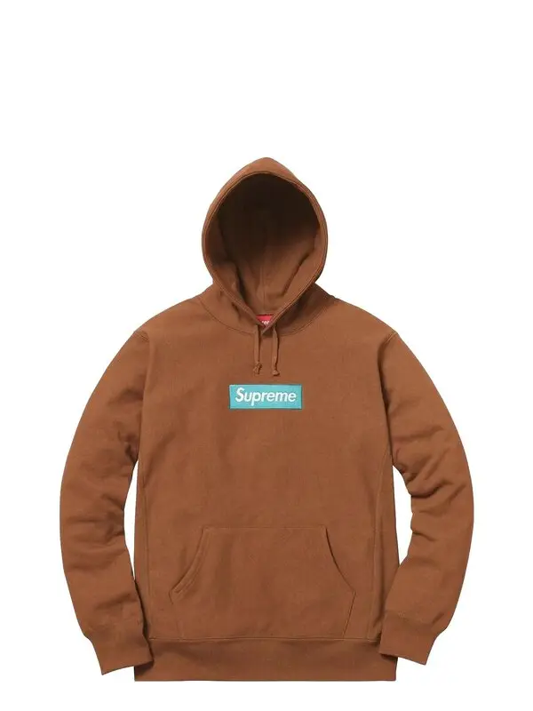 Supreme Fw17 Box Logo Hoodie - Brown