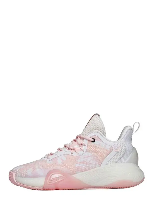 ANTA Bubble Bomb 5.0 "pink White" Athletic Sneakers - Pink/white