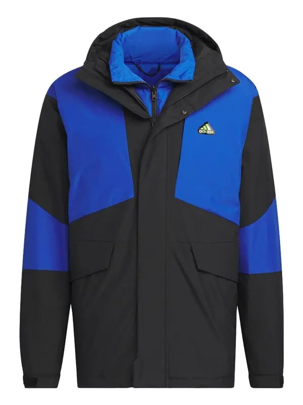 Adidas 3-in-1 Down Jacket - Black/blue