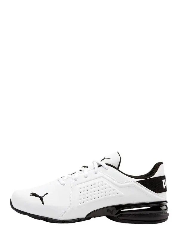 PUMA Viz Runner Wide Athletic Sneakers - White/black