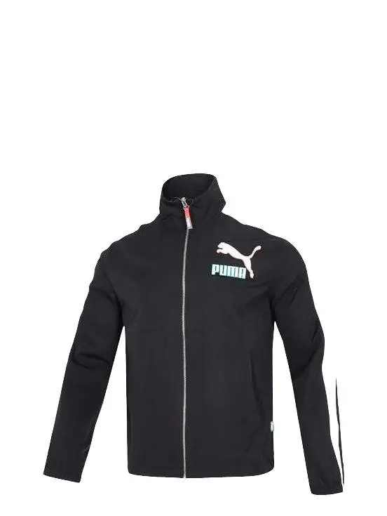 PUMA T7 Fandom Track Jacket - Black/white