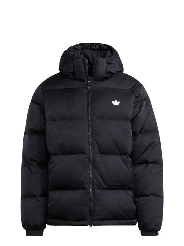 Adidas Rekive Down Regen Hooded Puffer Jacket - Black