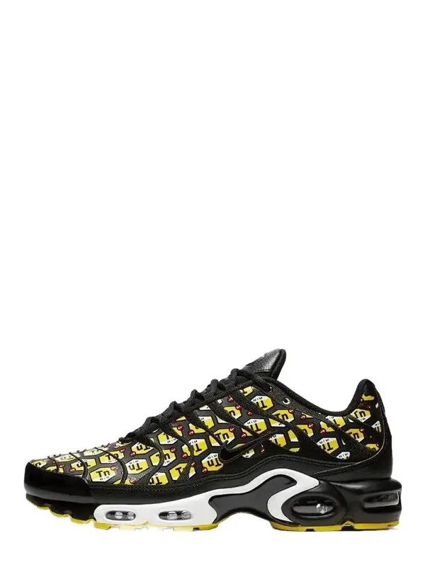 Nike Max Plus Qs "all Over Print" Low Top Sneakers - Black/white