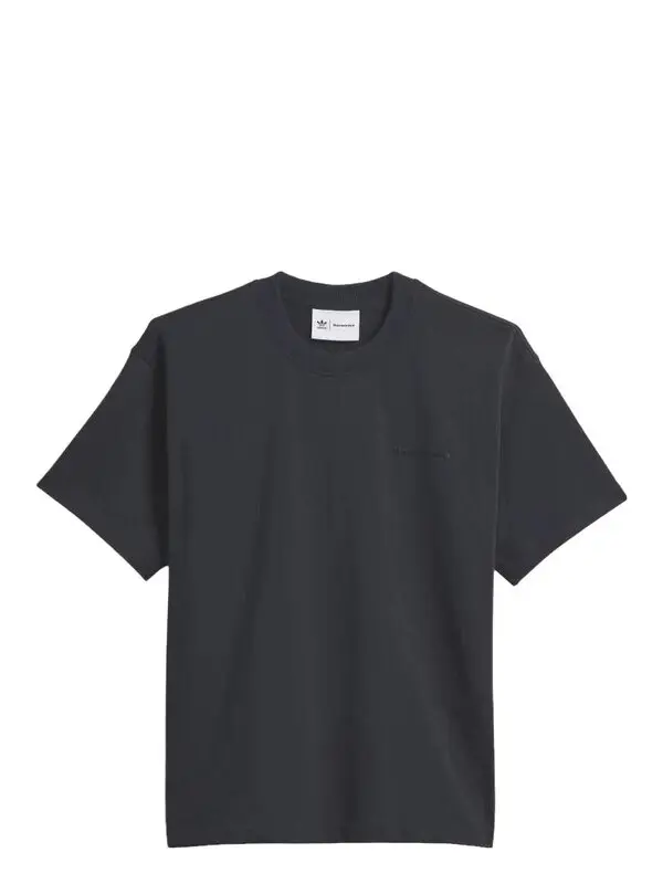Adidas X Pharrell Humanrace Small Logo T-shirt 'night Grey - Default Colorway