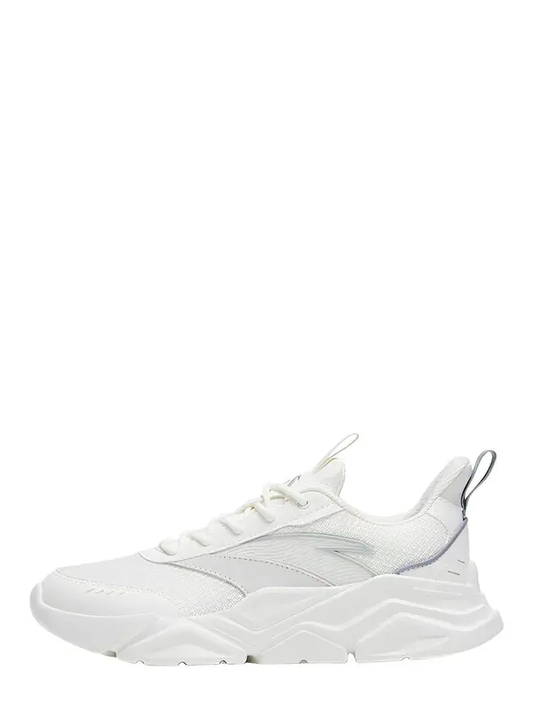 ANTA Casual Lace-up Sneakers - White/grey