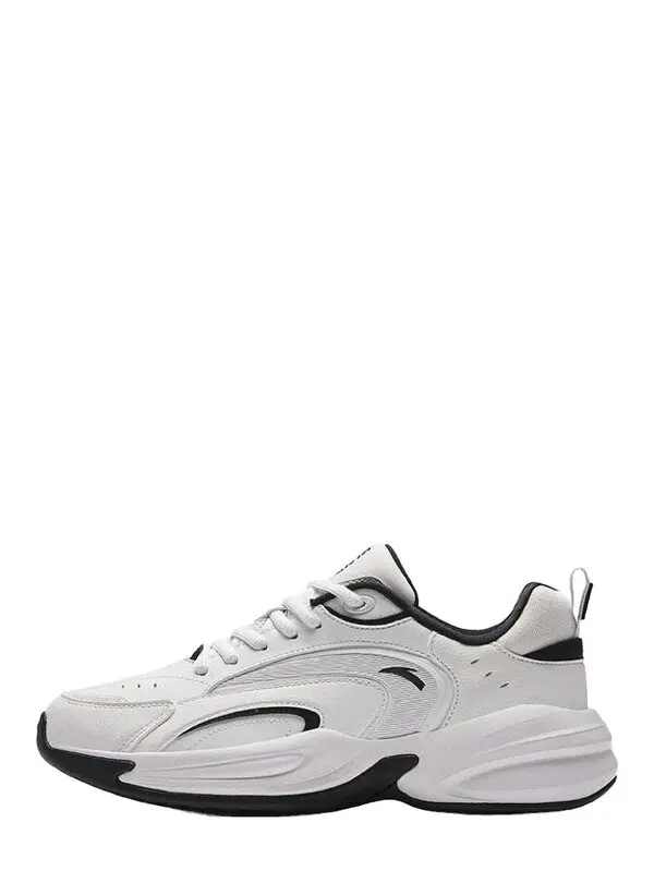 ANTA Ace Low Top Sneakers - White/black
