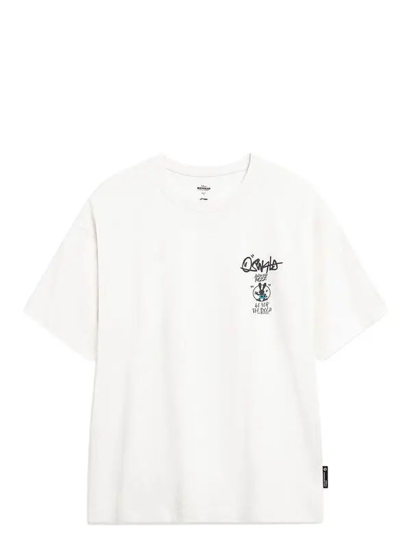 LI-NING X Disney Oswald Graphic T-shirt - White