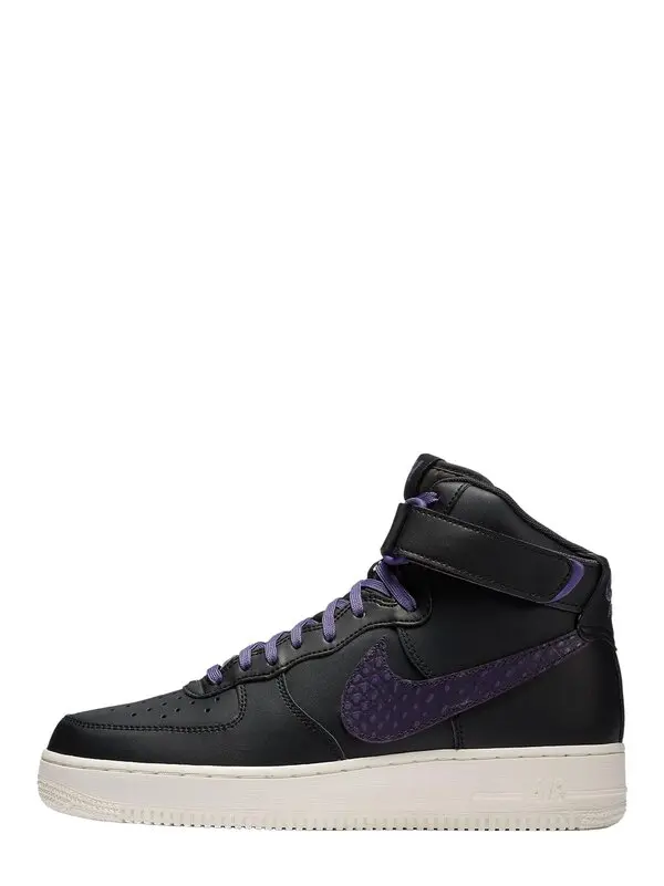 Nike Force 1 High Top Sneakers - Black/purple