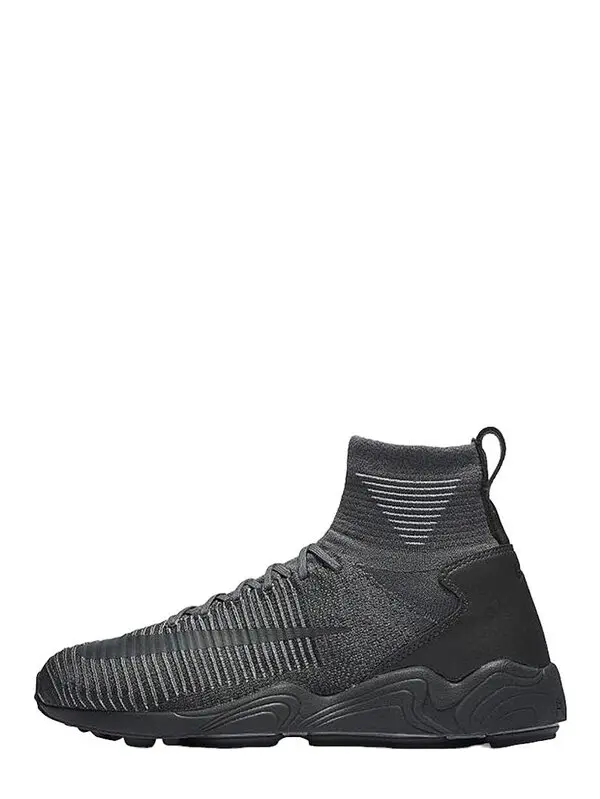 Nike Flyknit Mercurial Xi High Top Sneakers - Black