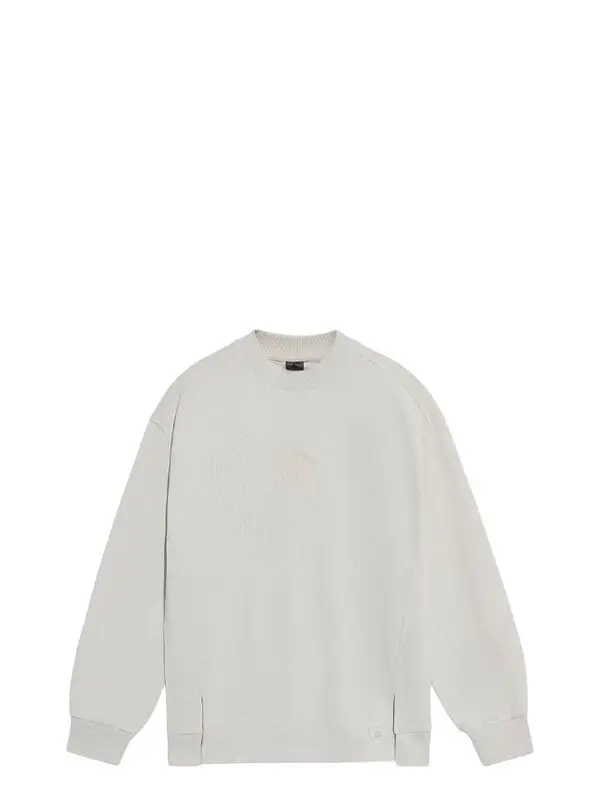 LI-NING X Dragon Crossover Series Loose Round Neck Pullover - White