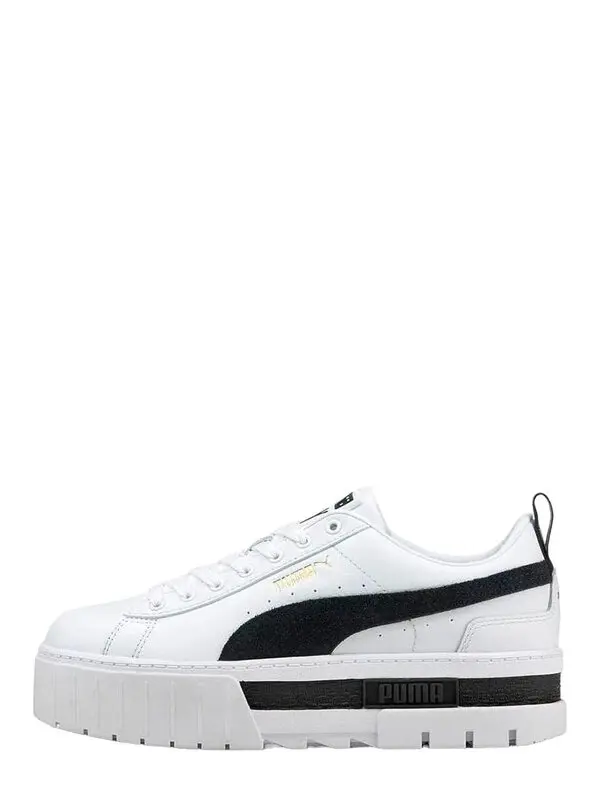 PUMA Mayze Platform Sneakers - White/black