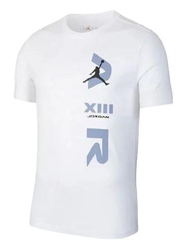 JORDAN Legacy Aj13 Short Sleeve T-shirt - White