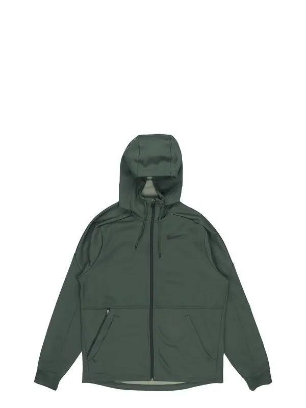 Nike Therma Cardigan Training Hooded Jacket - Silvergreen