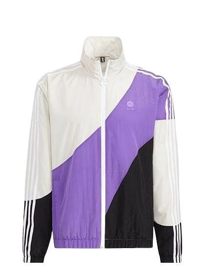 Adidas Colorblock Sports Stand Collar Jacket - Multi-color