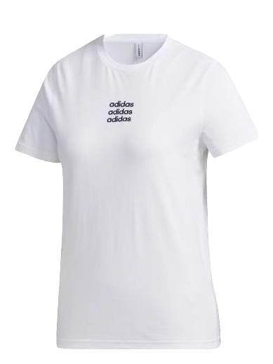 Adidas Neo Casual Sports Round Neck Short Sleeve T-shirt - White