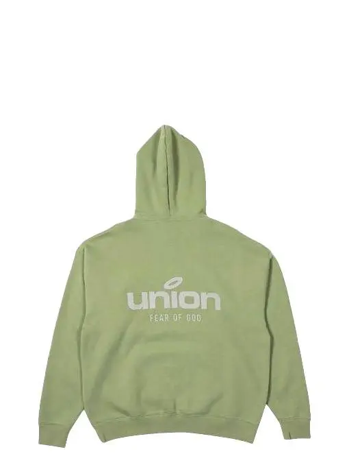 Fear Of God Fw21 Vintage Hoodie X Union La - Green