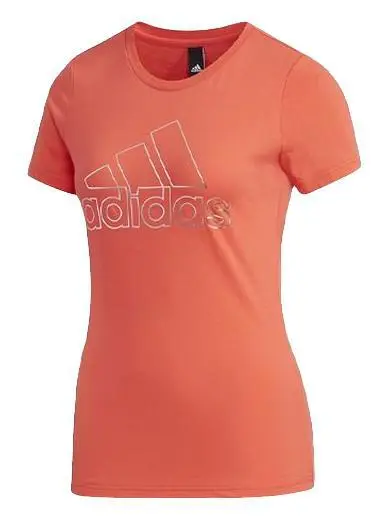 Adidas Sports Performance Crewneck Short Sleeve T-shirt - Pink