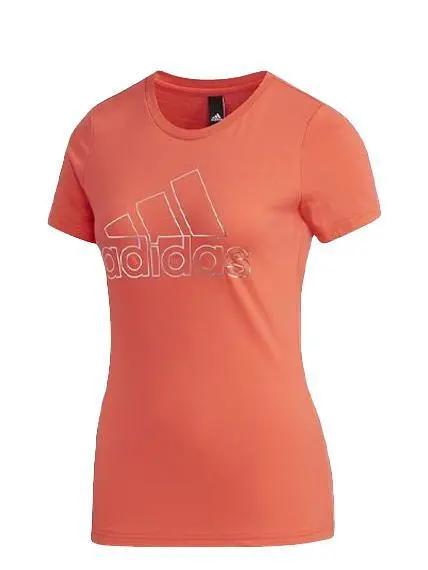 Adidas Sports Performance Crewneck Short Sleeve T-shirt - Pink
