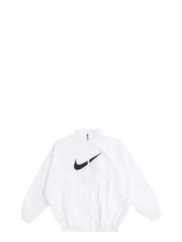Nike Essential Logo Pattern Wrinkled Woven Jacket - Default Color
