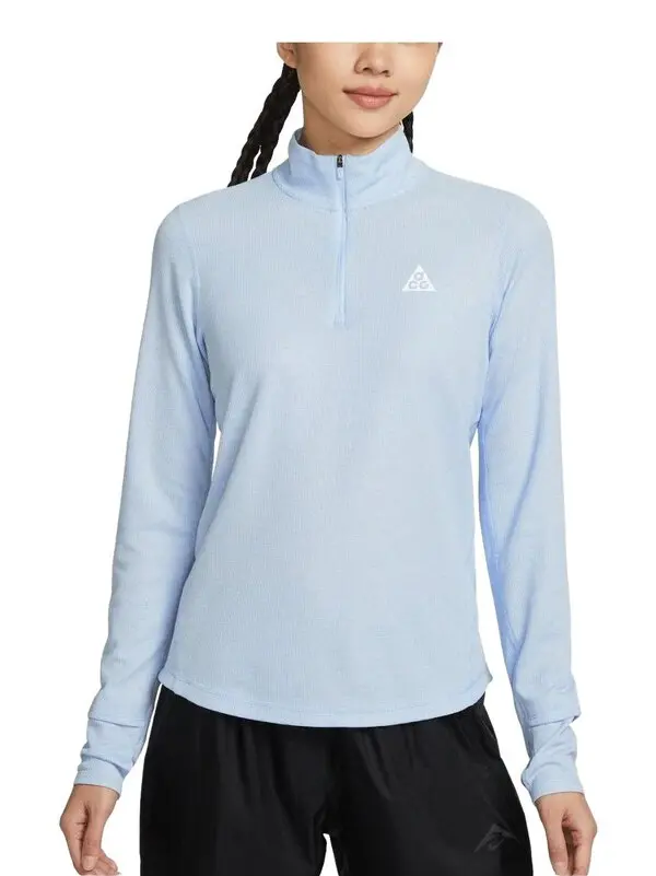Nike X Dri-fit Swoosh Top - Light Blue