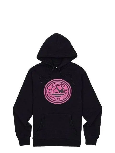CONVERSE Chest Large Logo Hoodie - Black