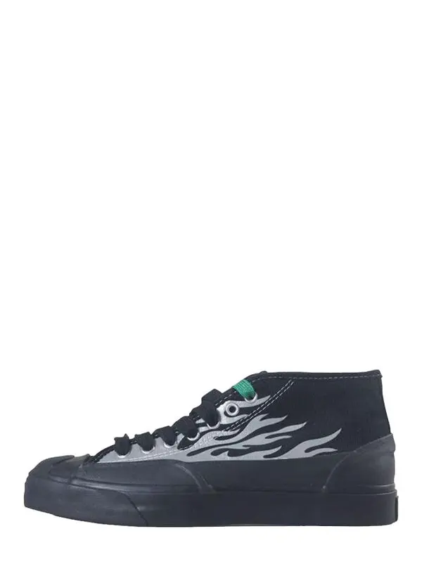 CONVERSE Asap Nast X Jack Purcell Mid "silver Flames - Black/silver