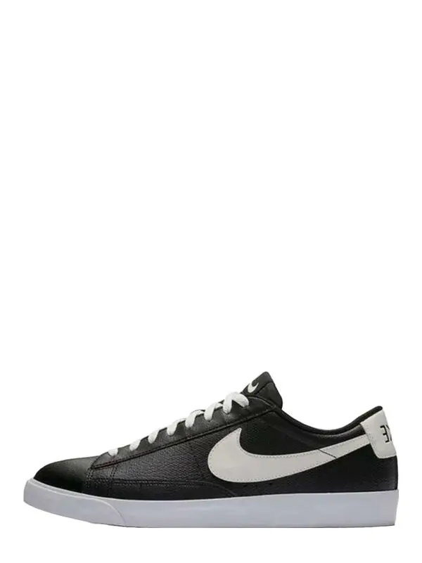 Nike Blazer Low Leather Sneakers - Black/sail