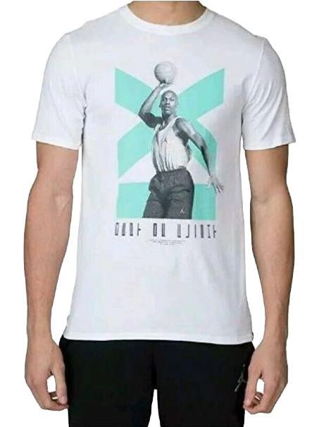 JORDAN Retro 11 T-shirt 'white - White/blue