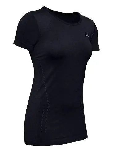 Under Armour Seamless Training Sports Short Sleeve Shirt - Black