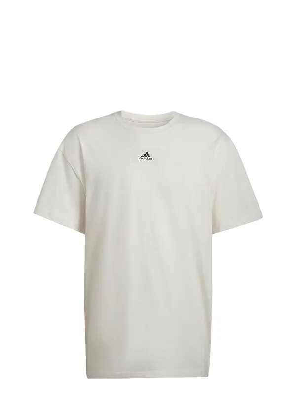 Adidas Solid Color Round Neck Short Sleeve T-shirt - Multi-color