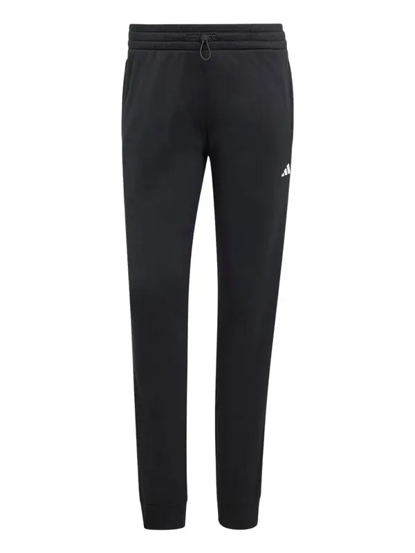 Adidas Aeroready Game And Go Regular Tapered Fleece Pants - Black/white