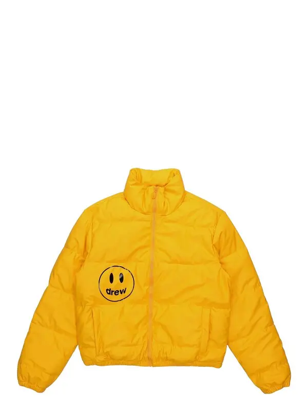 Drew House Mascot Puffer Jacket - Golden Yellow