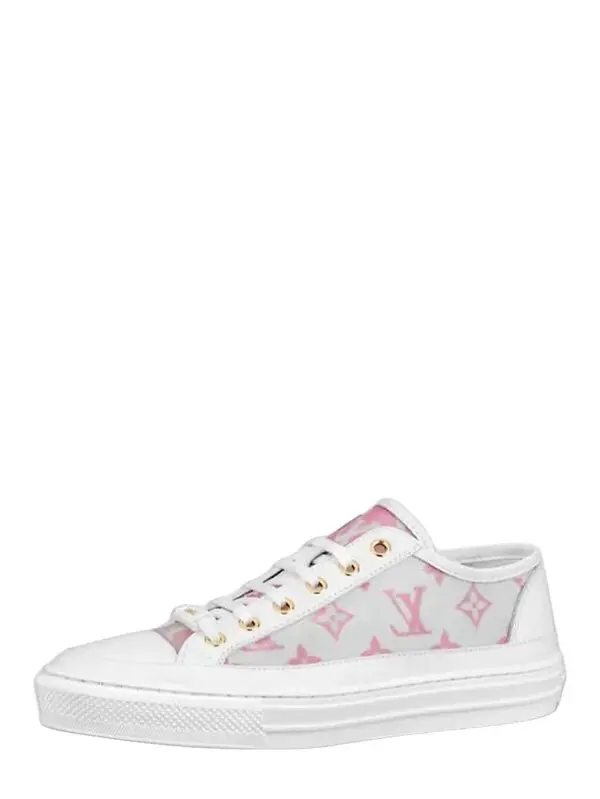 LOUIS VUITTON Stellar Sneakers - White/grey/pink