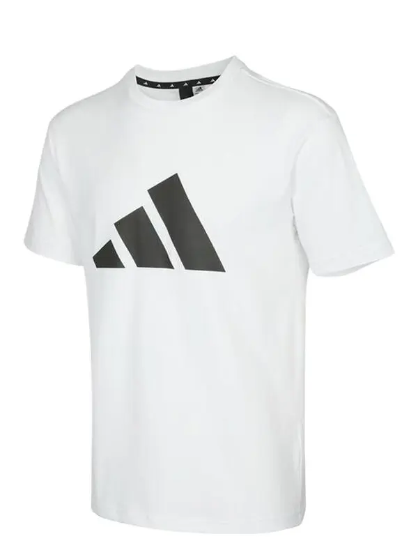 Adidas Fi 3b Tee Athleisure Casual Sports Round Neck Short White T-shirt - Multi-color