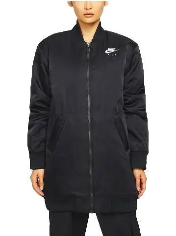 Nike Therma-fit Synthetic-fill Mid-length Jacket - Black