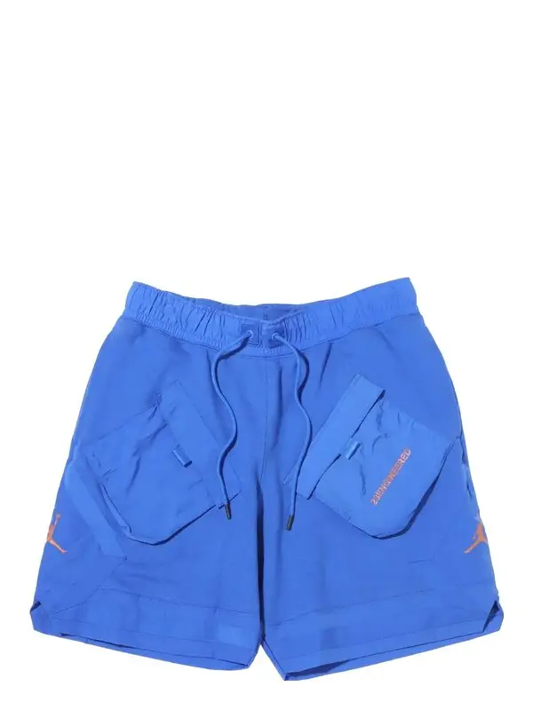 JORDAN Straight Sports Shorts With Multiple Pockets - Multi-color
