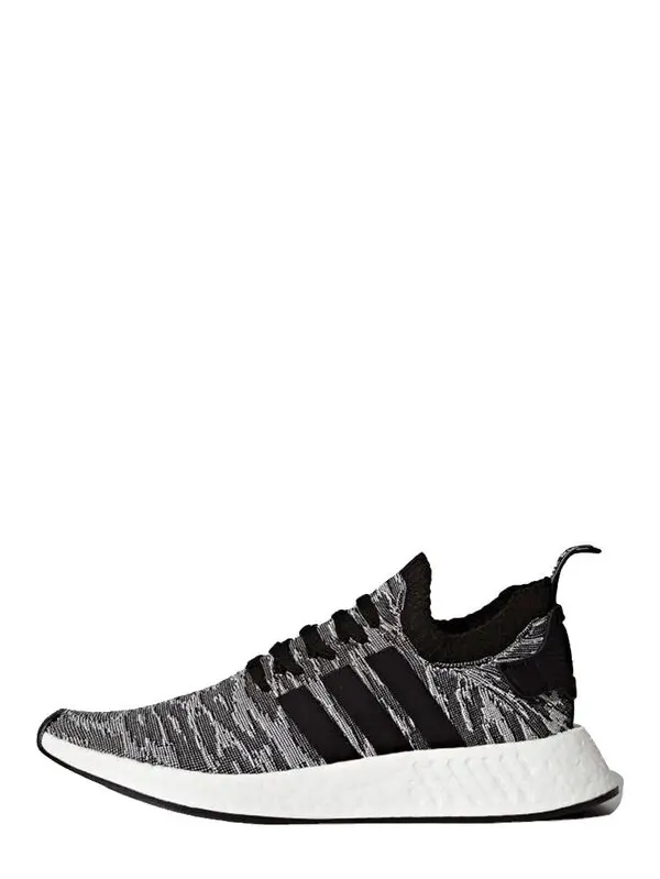 Adidas Nmd_r2 Primeknit Sneakers - Core Black/ftwr White