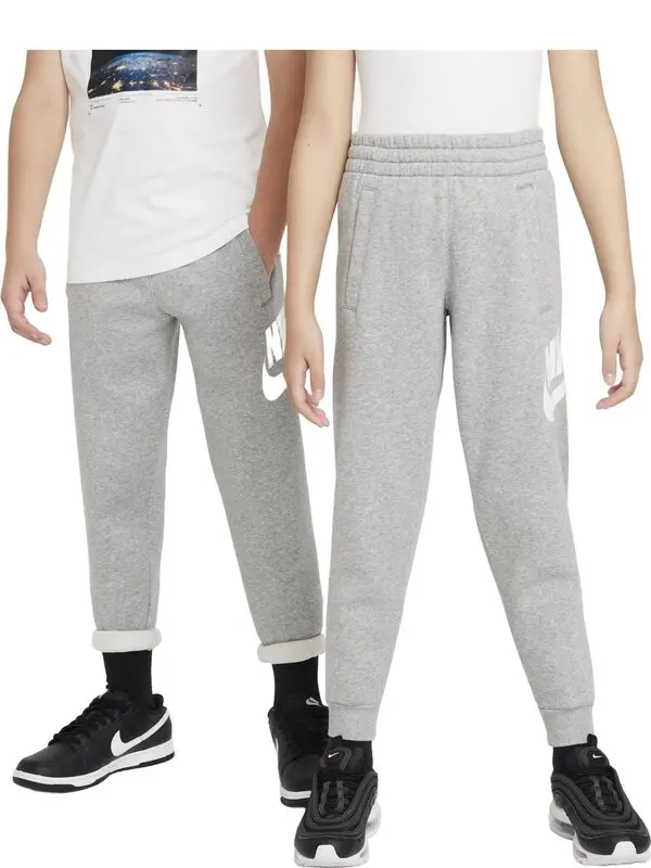 Nike Club Fleece Joggers - Dark Grey Heather/base Grey/white