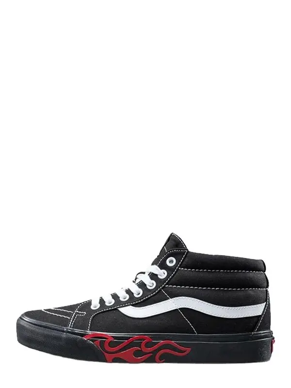 VANS Sk8-mid Flame Cut Out Sneakers - Black