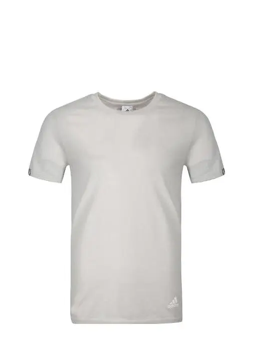 Adidas Reflective Sports Short Sleeve Tee - White