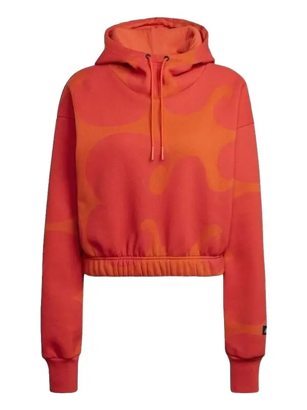 Adidas X Marimekko Cropped Hoodie - Orange
