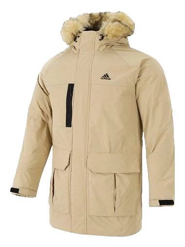 Adidas Hooded Down Parka Jacket - Multi-color