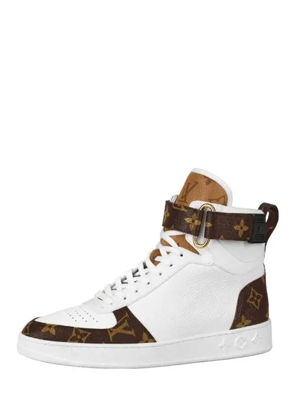 LOUIS VUITTON Boombox High-top Sneakers - White
