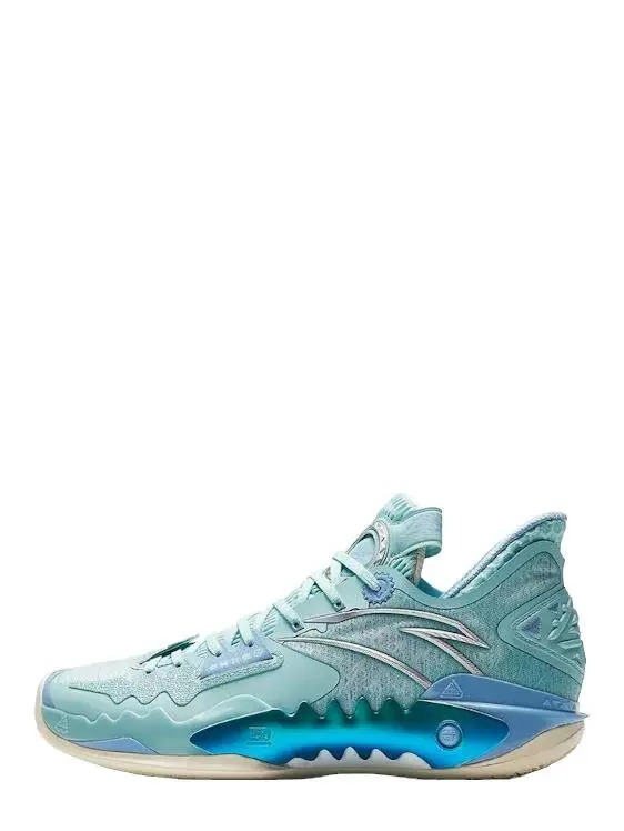 ANTA Shock Wave 5 Decomposition Sneakers - Blue/teal