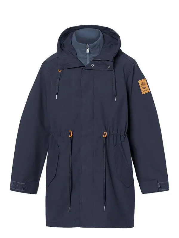 Timberland Snowdon Peak Fishtail Parka Jacket - Navy