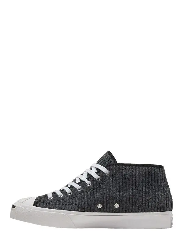 CONVERSE Jack Purcell Mid Corduroy Sneakers - Black