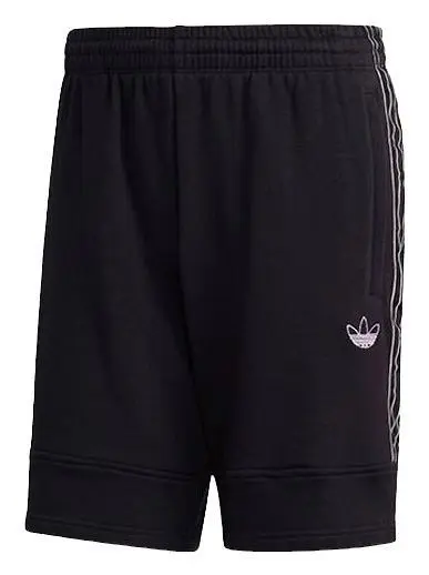 Adidas Originals Casual Sports Stripe Shorts - Black